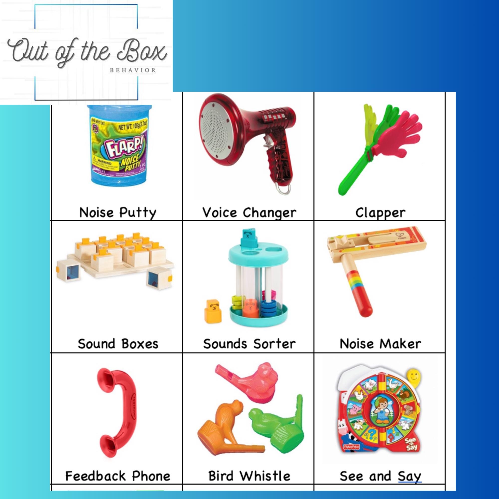 Auditory Sensory Picture Communication Cards - Etsy