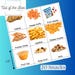 Snacks: Picture Communication Cards - Etsy