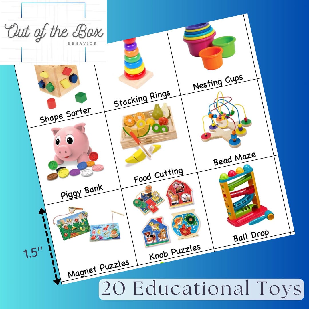 Educational Toys Picture Communication Cards - Etsy
