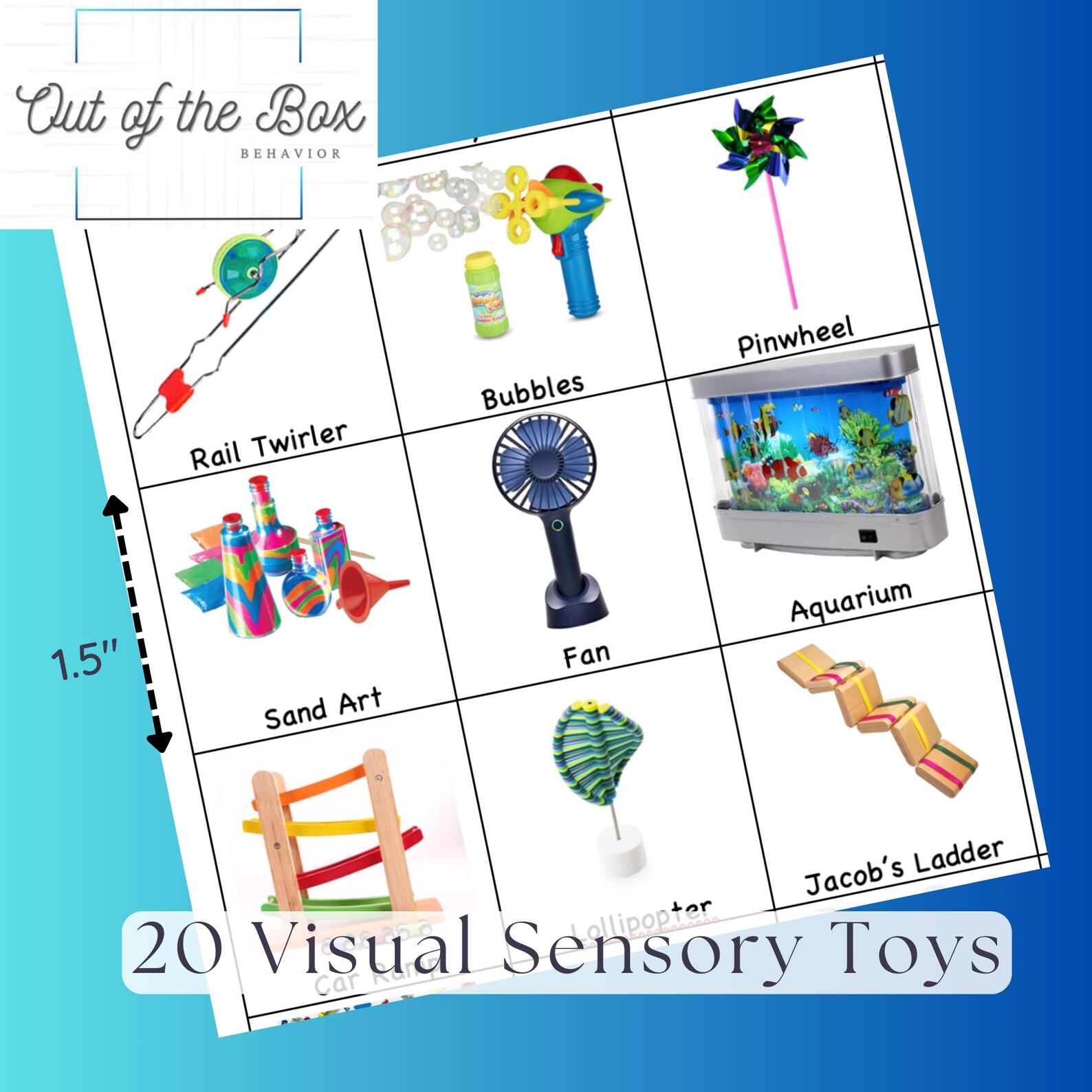 Visual Sensory Picture Communication Cards - Etsy