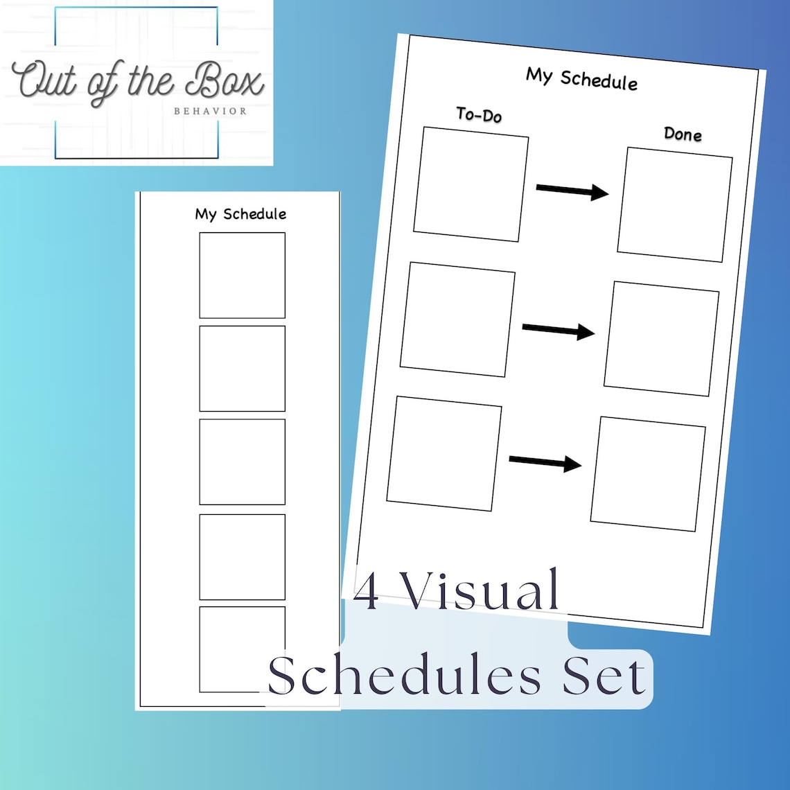 Visual Schedules Set - Etsy