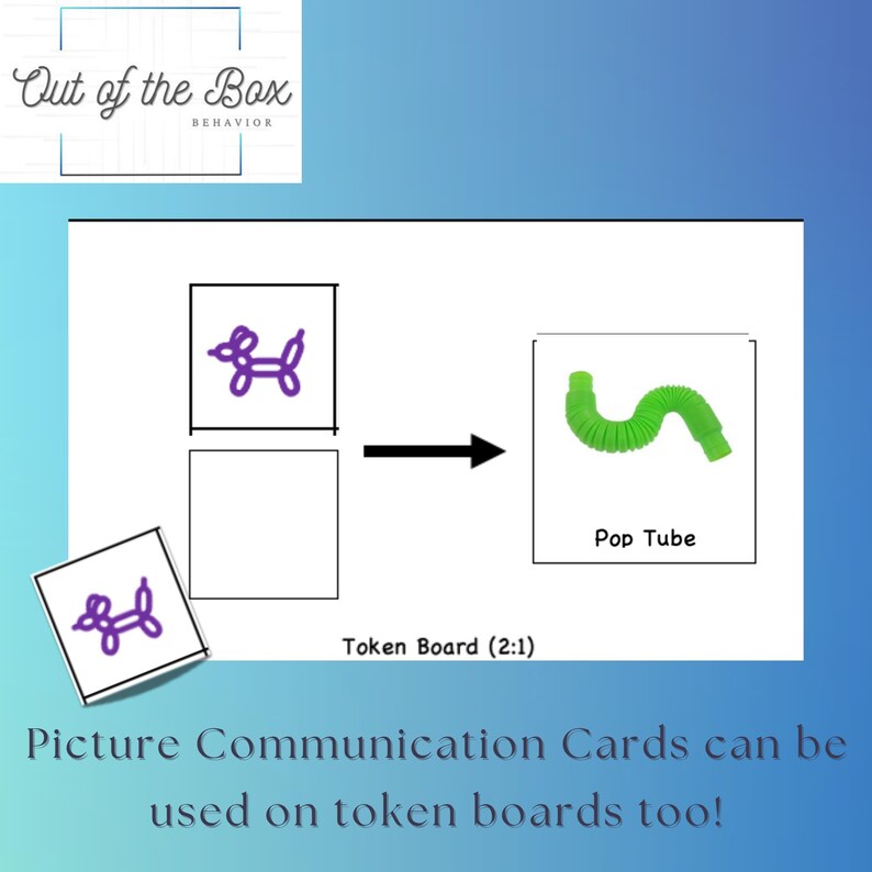 Visual Sensory Picture Communication Cards - Etsy
