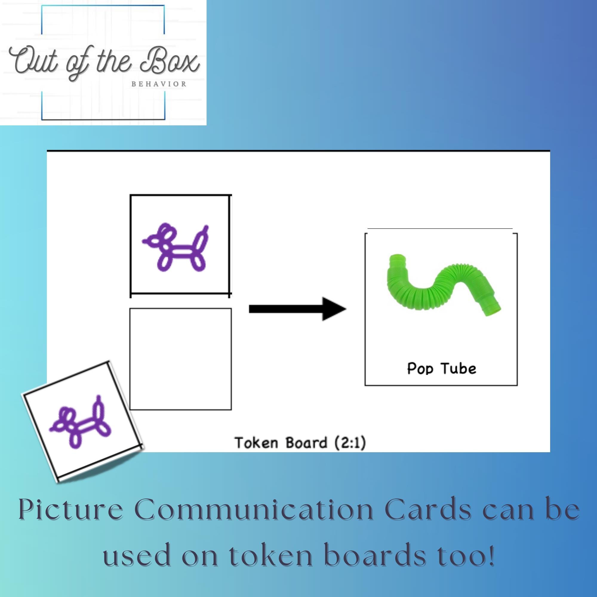 Visual Sensory Picture Communication Cards - Etsy