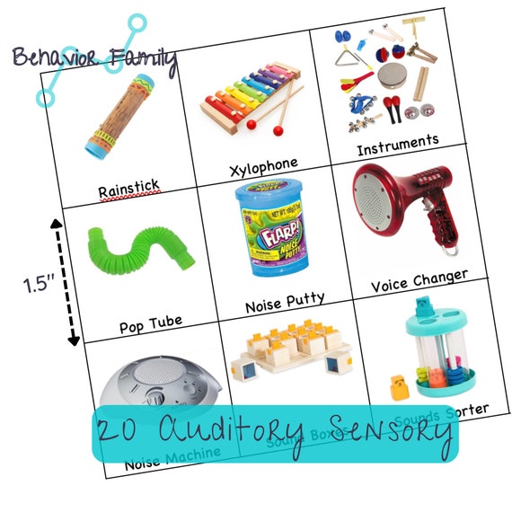 Auditory Sensory Picture Communication Cards - Etsy