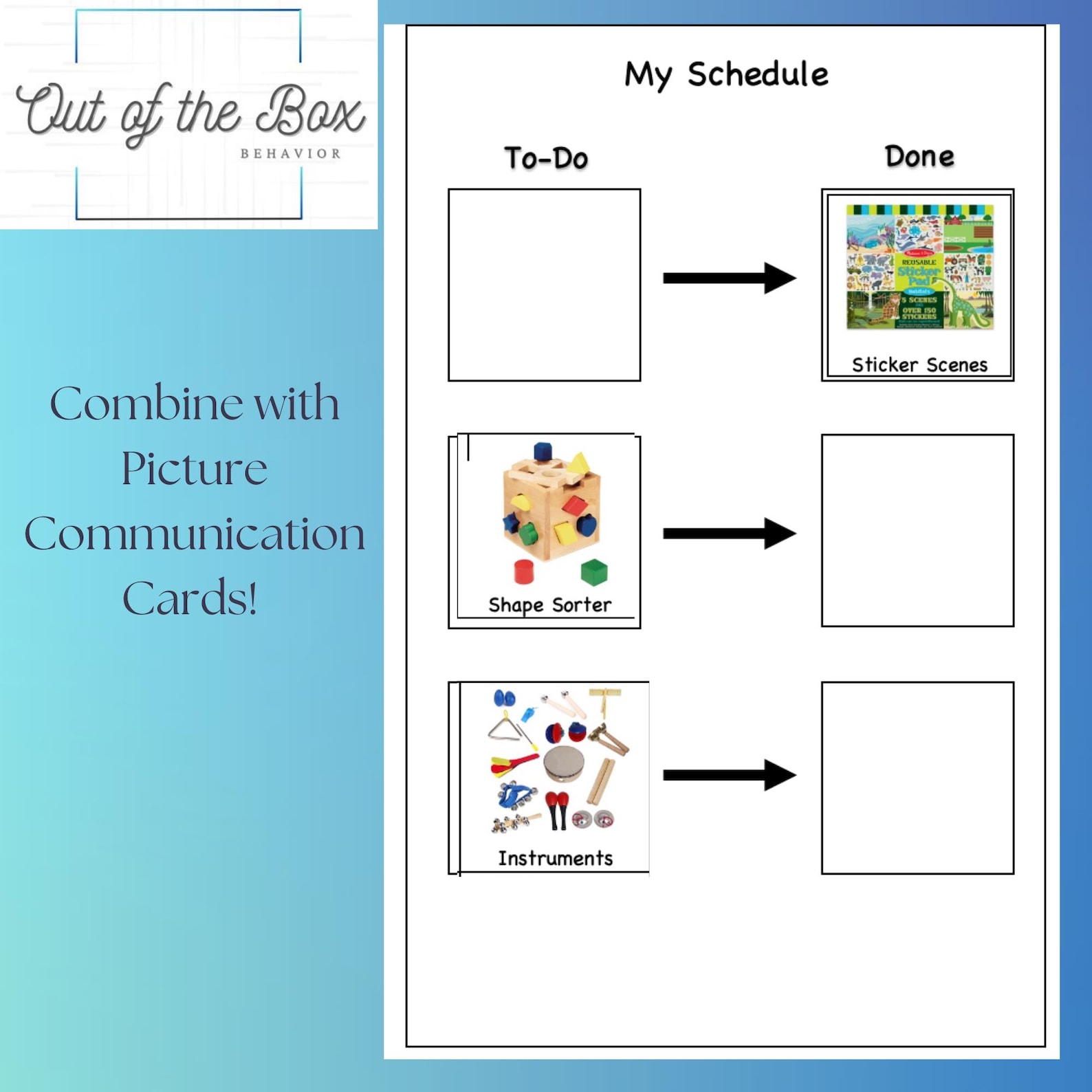 Visual Schedules Set - Etsy