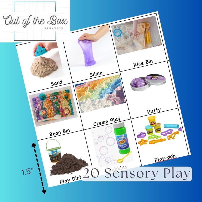 Set of 120 Sensory Picture Communication Cards - Etsy