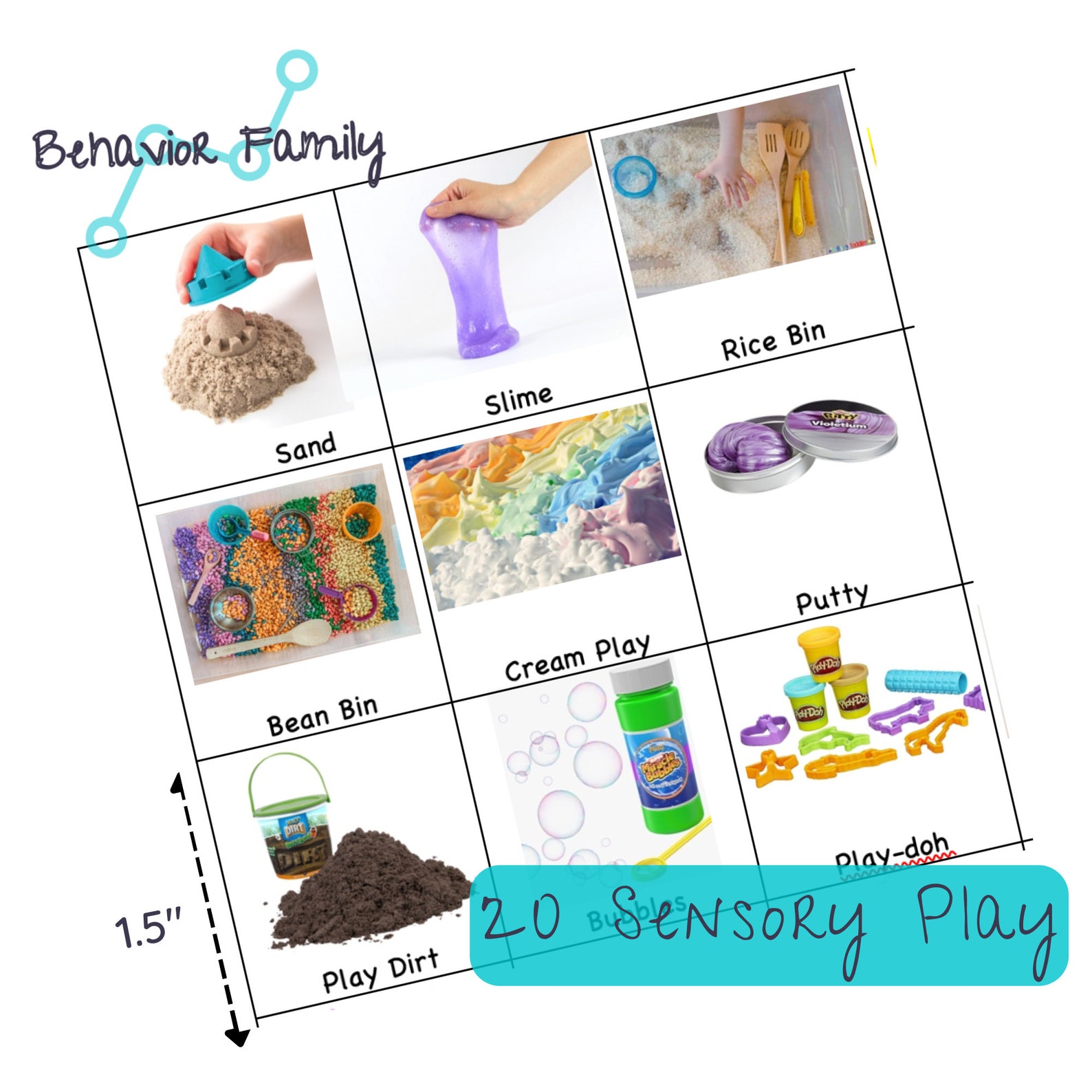 Set of 120 Sensory Picture Communication Cards - Etsy