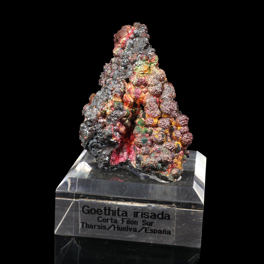 GOETHITE IRIDESCENT CRYSTAL – Rare Natural Rainbow Mineral Specimen ...