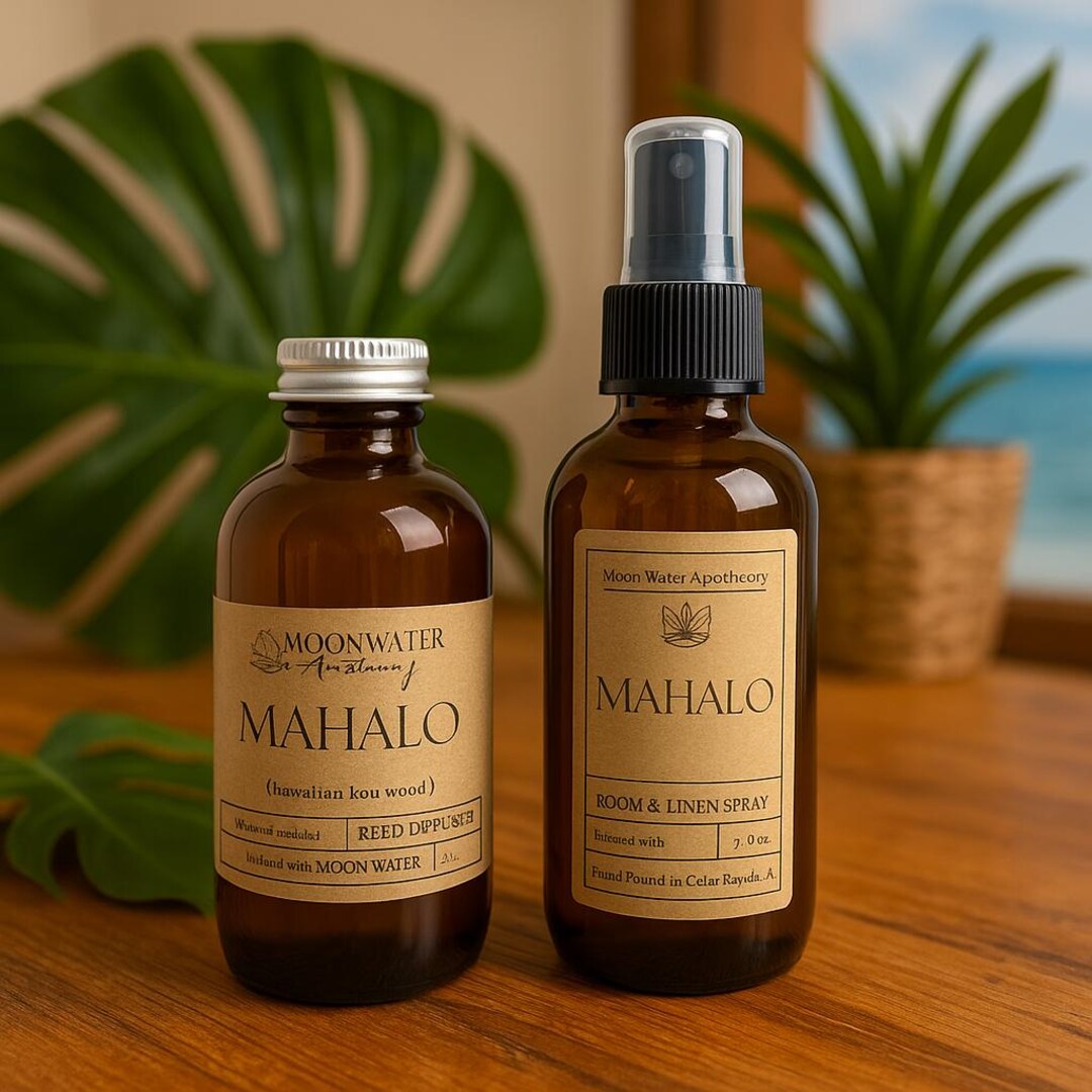 ROOM SPRAY {mahalo} – Koa Wood | Top Seller | Tropical Beach Home ...