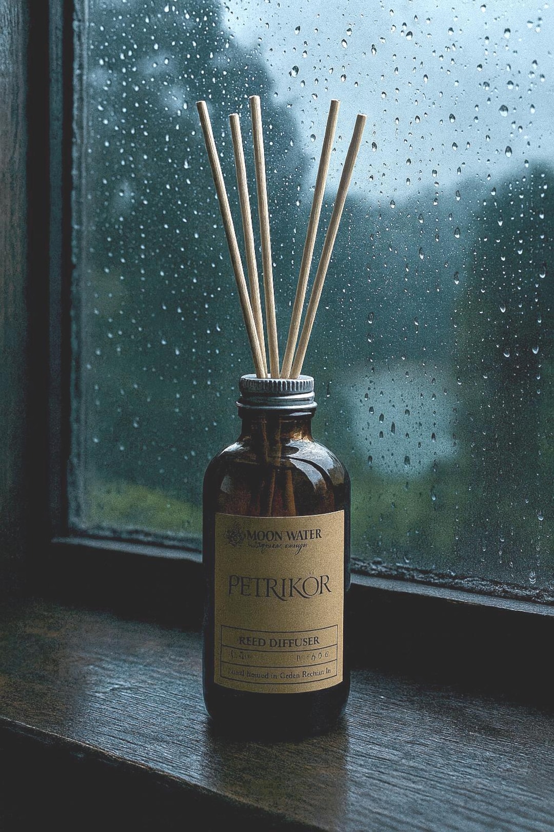 Petrichor Reed Diffuser {the Scent of Rain} - Earthy Moss Scent Ozone ...