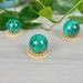 Mini Malachite Crystal Spheres – Genuine 12–14mm Collector Healing Stone, Polished Natural Green ...