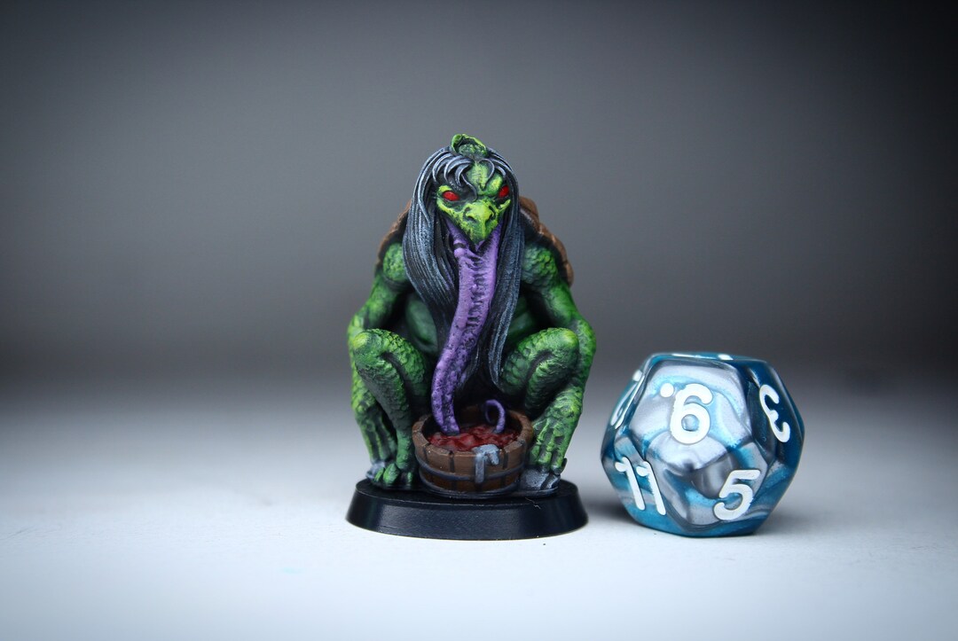 Printnpaint Kappa Miniature Painted DND Pathfinder Rpg D&D - Etsy