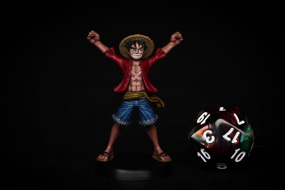 One Piece Luffy Miniature Painted Figure Anime - Etsy