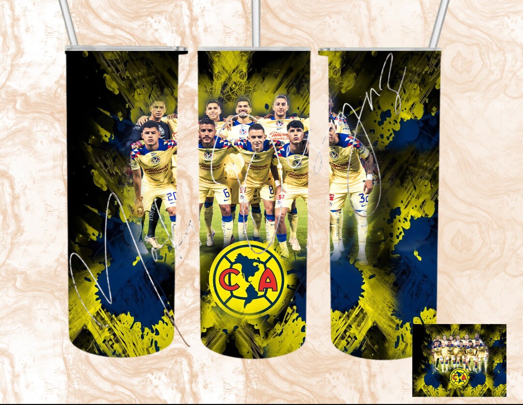 Club America Tumbler Wrap: Mexican Soccer Team PNG (digital Download ...