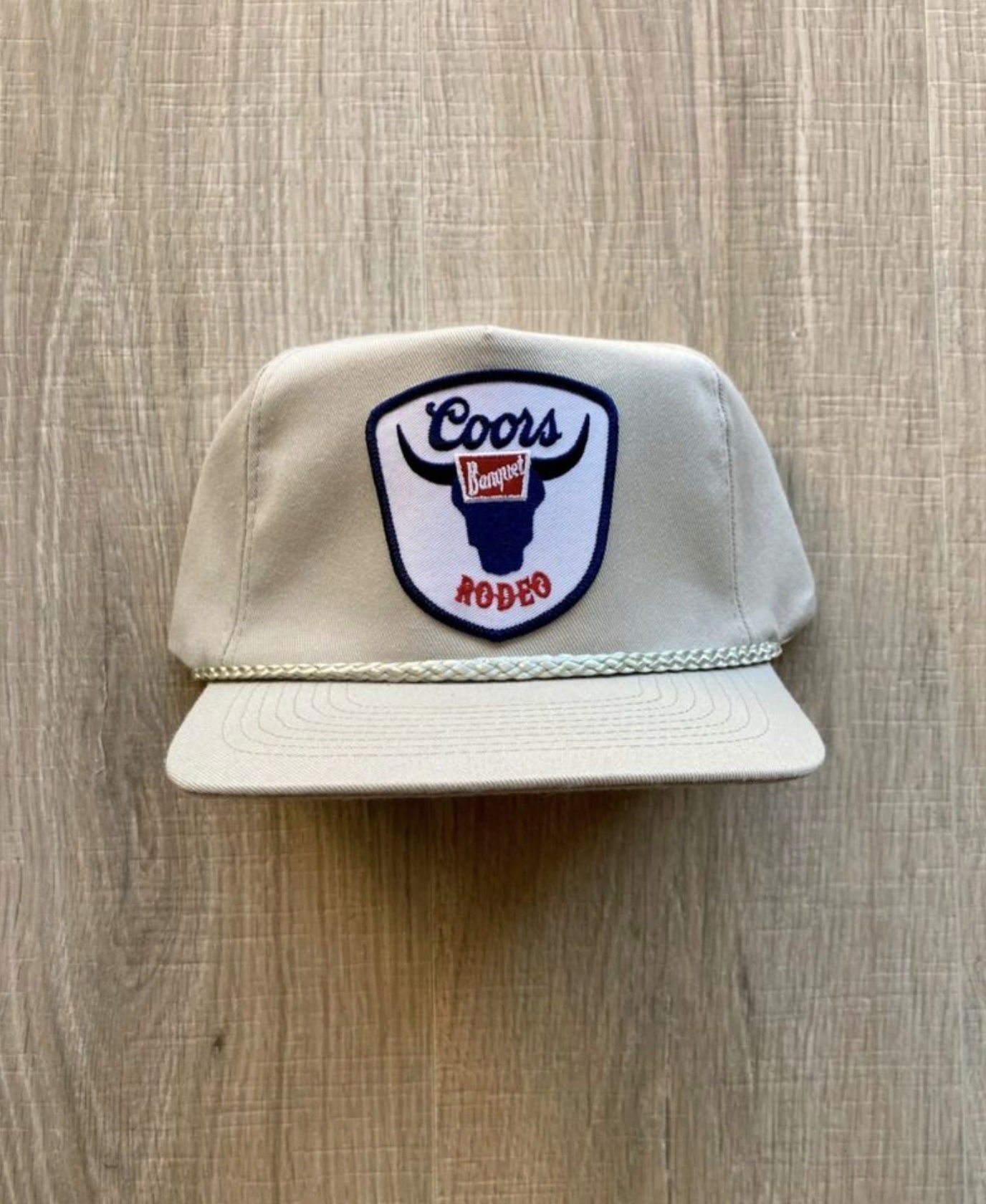 Original Banquet Rodeo Patch on Beige Rope Hat With Snapback - Etsy