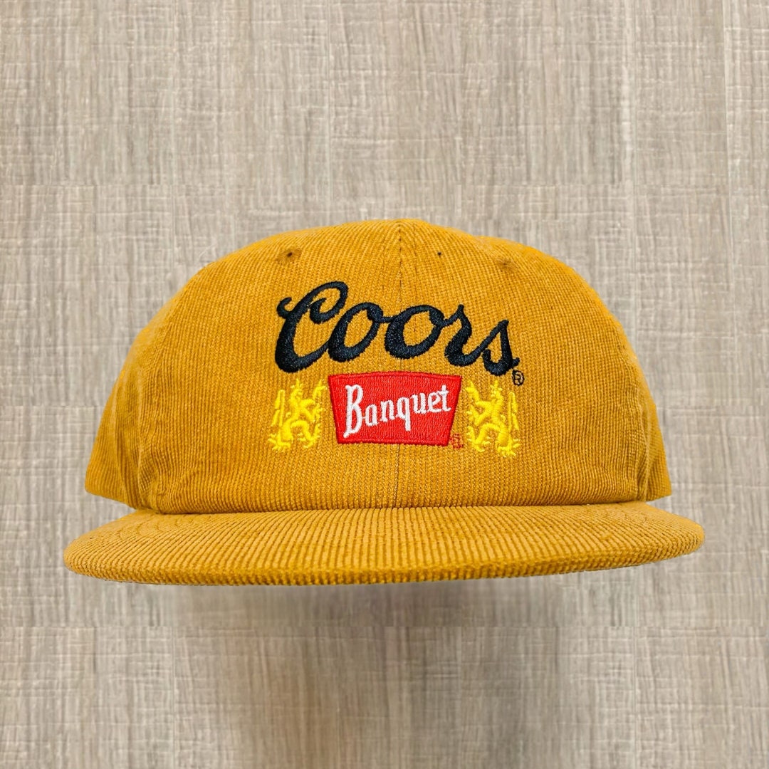 Golden Coors Banquet Embroidered Corduroy Hat - Etsy