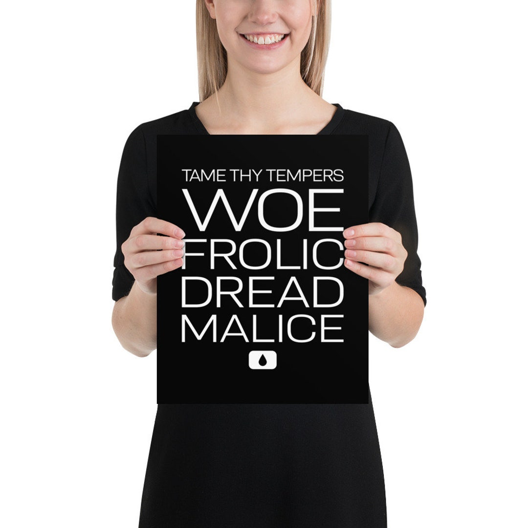 Tame Thy Tempers - Severance Fan Poster - Etsy