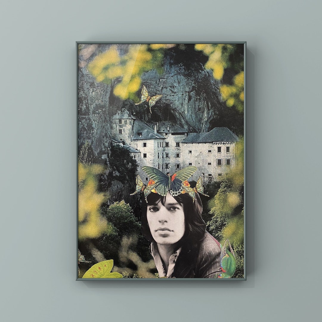 Mick at Midnight, Limited Edition Vintage Magazine Signed Collage Mick ...