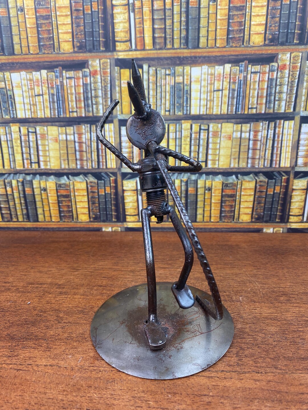 Scrap Metal Art Sculpture Punk Rock Singer - Etsy