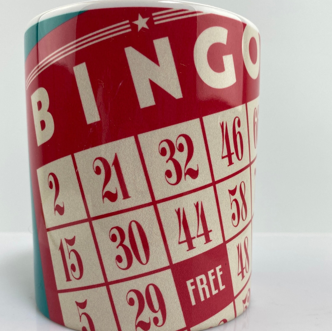 Bingo Coffee Mug: Novelty Game Mug, 11 Oz - Etsy