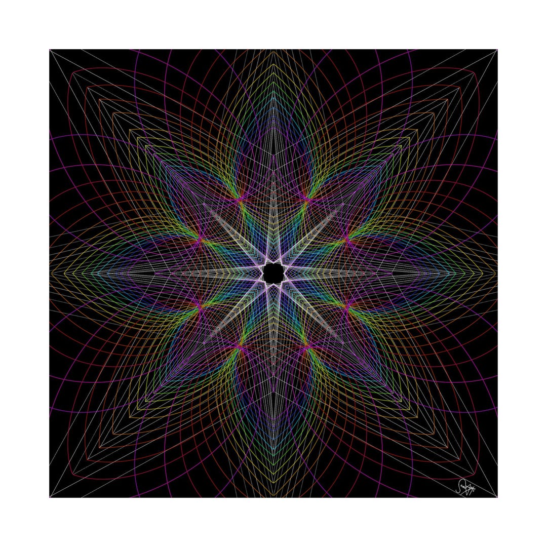 Sacred Geometry Poster - Etsy