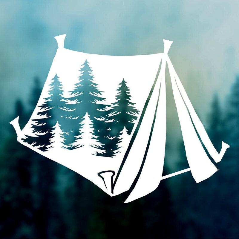 Tent Sticker - Etsy