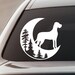 Wolf Moon Decal Wolf Stickers Moon Stickers Nature Car Decal Bumper ...