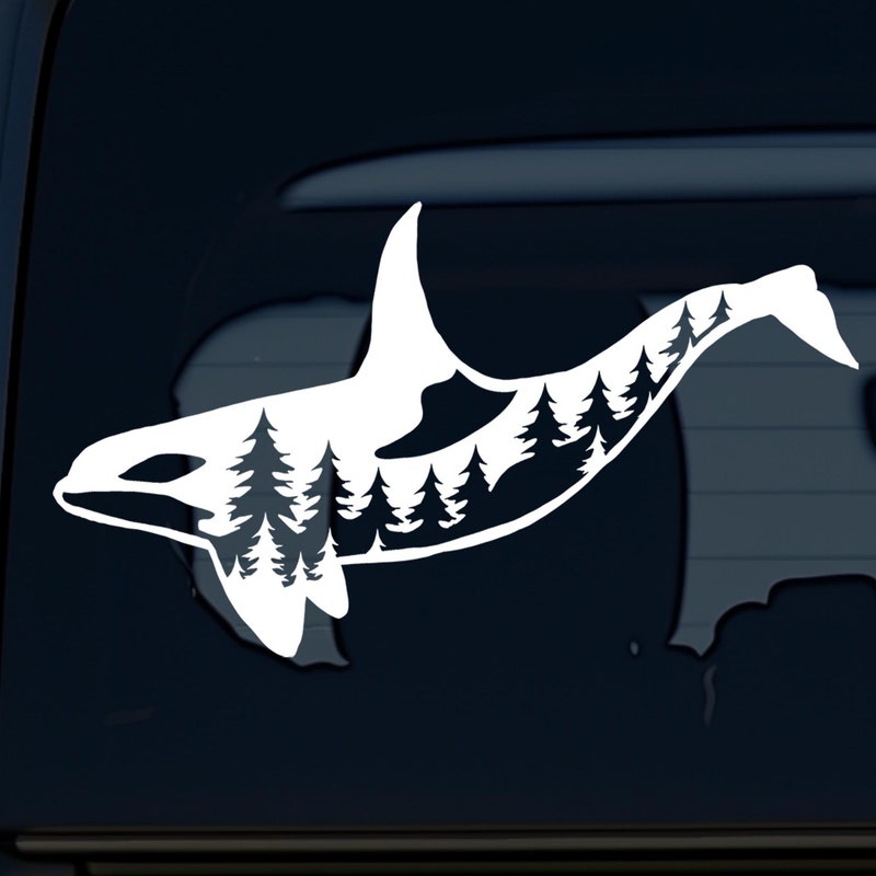 Orca Decal - Etsy