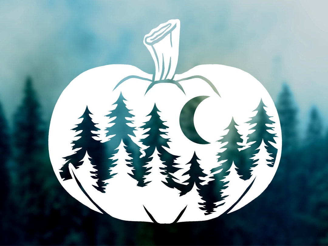 Halloween Pumpkin Car Decal | Car Decals, Pumpkin Sticker, Durable ...