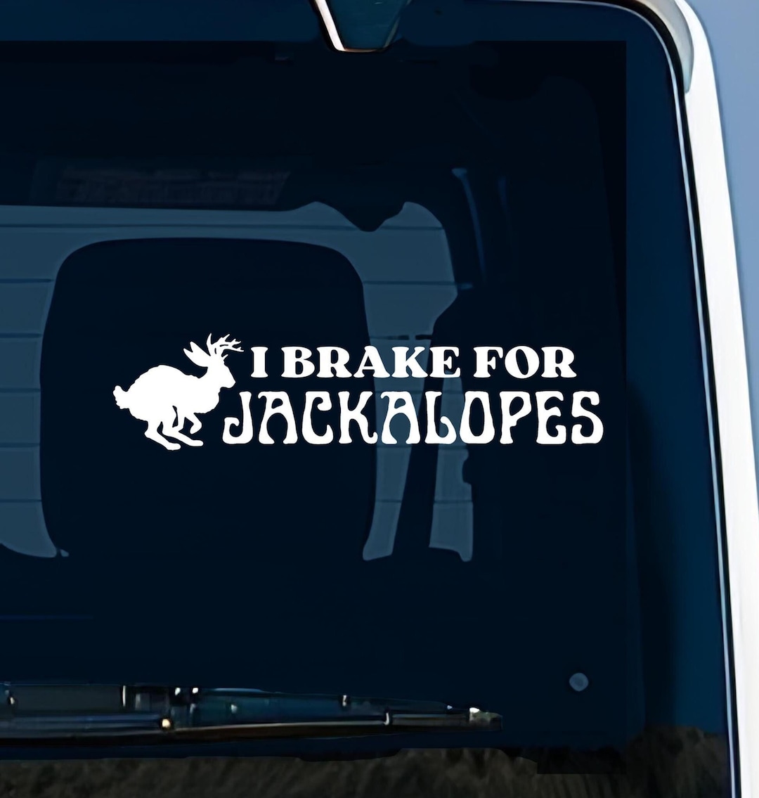 Jackalope Decal Car Decal Cryptid Jackalope Sticker Durable Waterproof ...