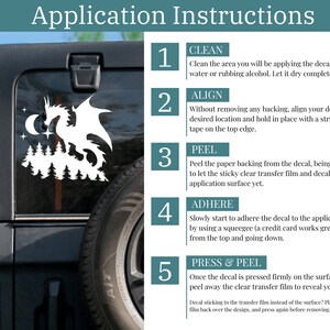 Dragon Decal Dragon Stickers Car Decal Dragon Sticker Durable ...