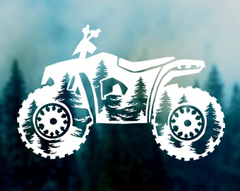 Quad Bike Sticker - Etsy