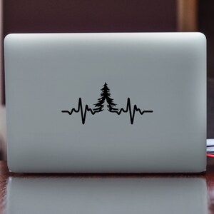 EKG Tree Decal | EKG Sticker, EKG Stickers, Nature Car Decal, Bumper ...