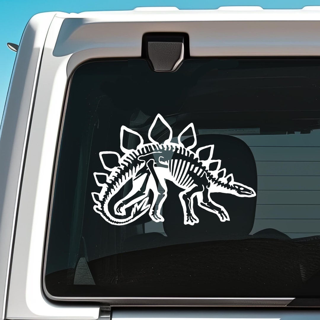 Stegosaurus Dinosaur Decal Car Decal Stegosaurus Dino Sticker Durable ...