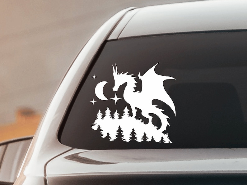 Dragon Decal Dragon Stickers Car Decal Dragon Sticker Durable ...