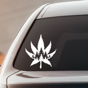 Weed Decal | Marijuana Stickers, Car Decal, Weed Stickers, Durable ...