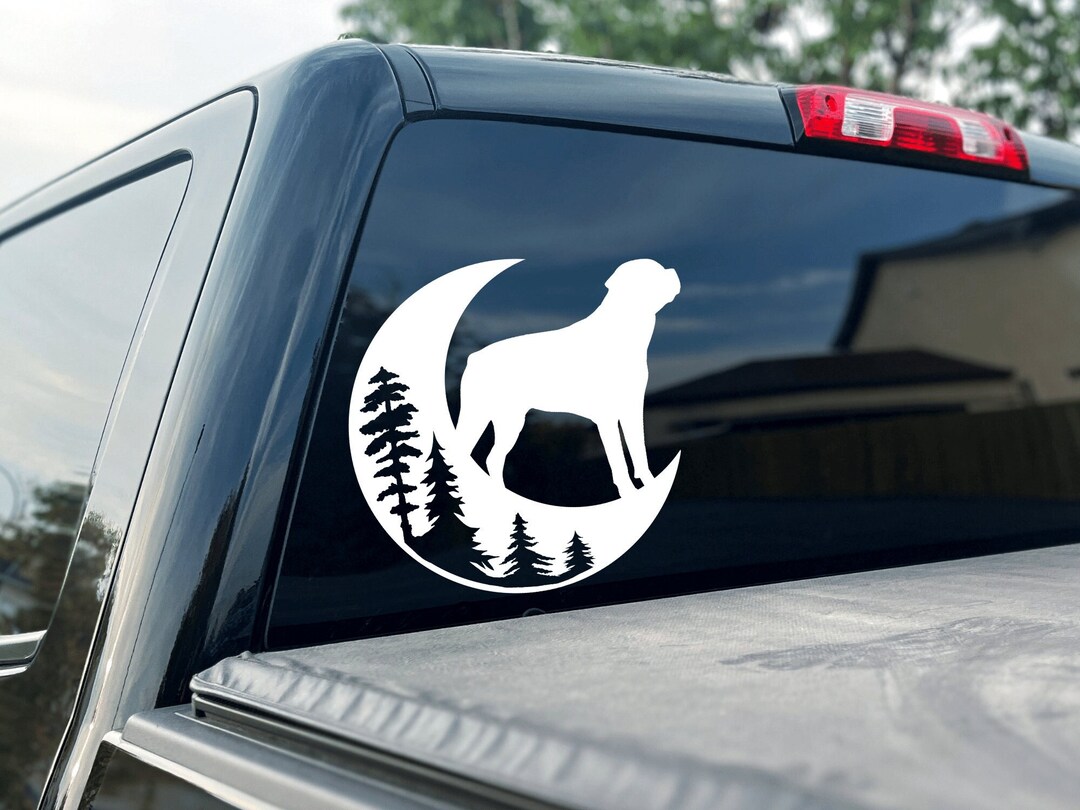 Rottweiler Dog Car Window Decal Waterproof Vinyl Car Sticker for Rottie ...
