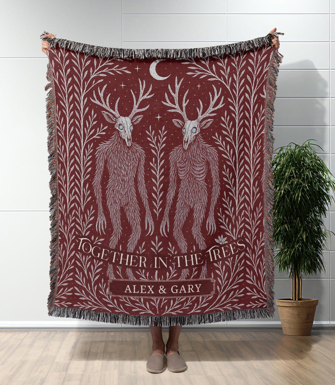 Personalized Wendigo Blanket Wendigo Couple Personalized Blanket Gift ...
