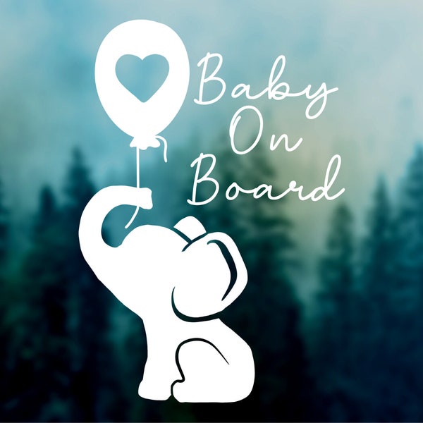 Baby on Board Decal - Etsy