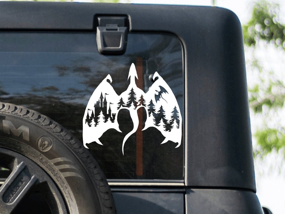 Flying Dragon Decal Car Decal Dragon Sticker Durable Waterproof Vinyl ...