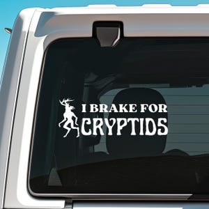 Mothman Cryptid Decal Car Decal Bigfoot Sasquatch Sticker Durable ...