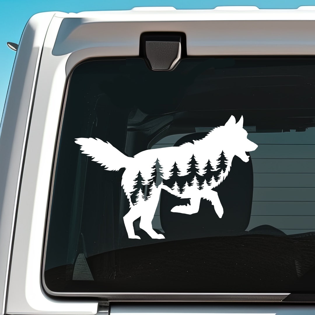 Siberian Husky Dog Car Window Decal Waterproof Vinyl Car Sticker for ...