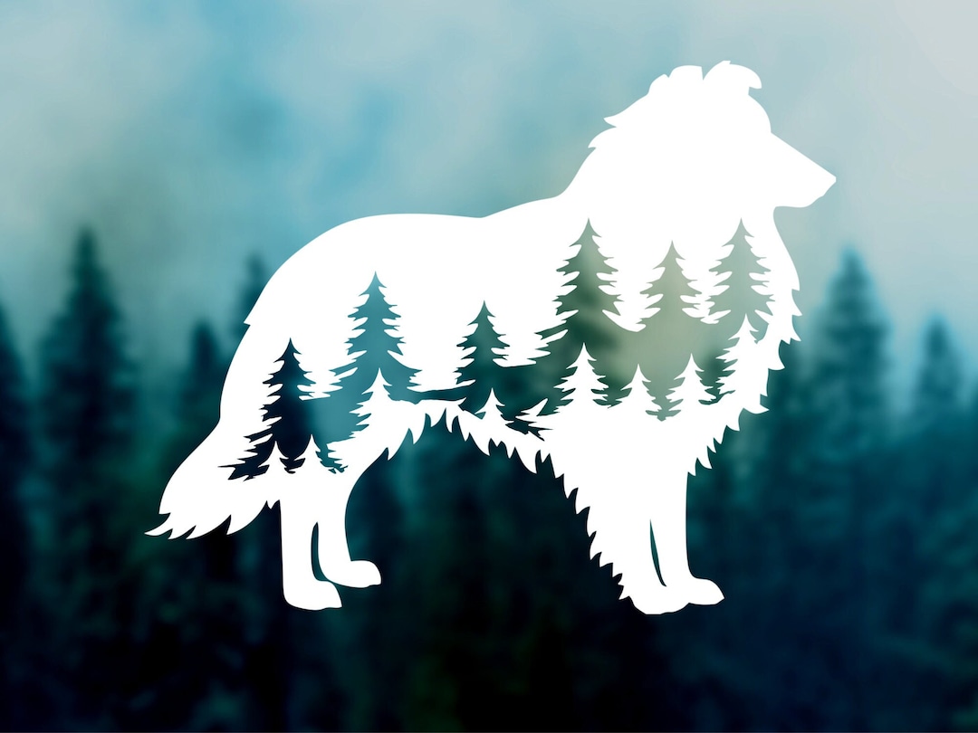 Shetland Sheepdog Decal Car Decal Sheltie Dog Sticker Durable ...