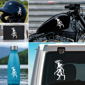 Wendigo Car Decal Wendigo Sticker Bumper Sticker for Cars Cryptid Vinyl ...