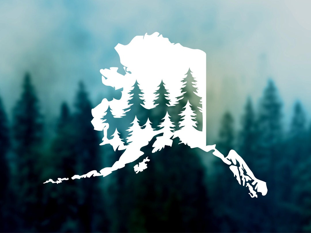 ALASKA Decal Car Decal United States Sticker Durable Waterproof Vinyl ...