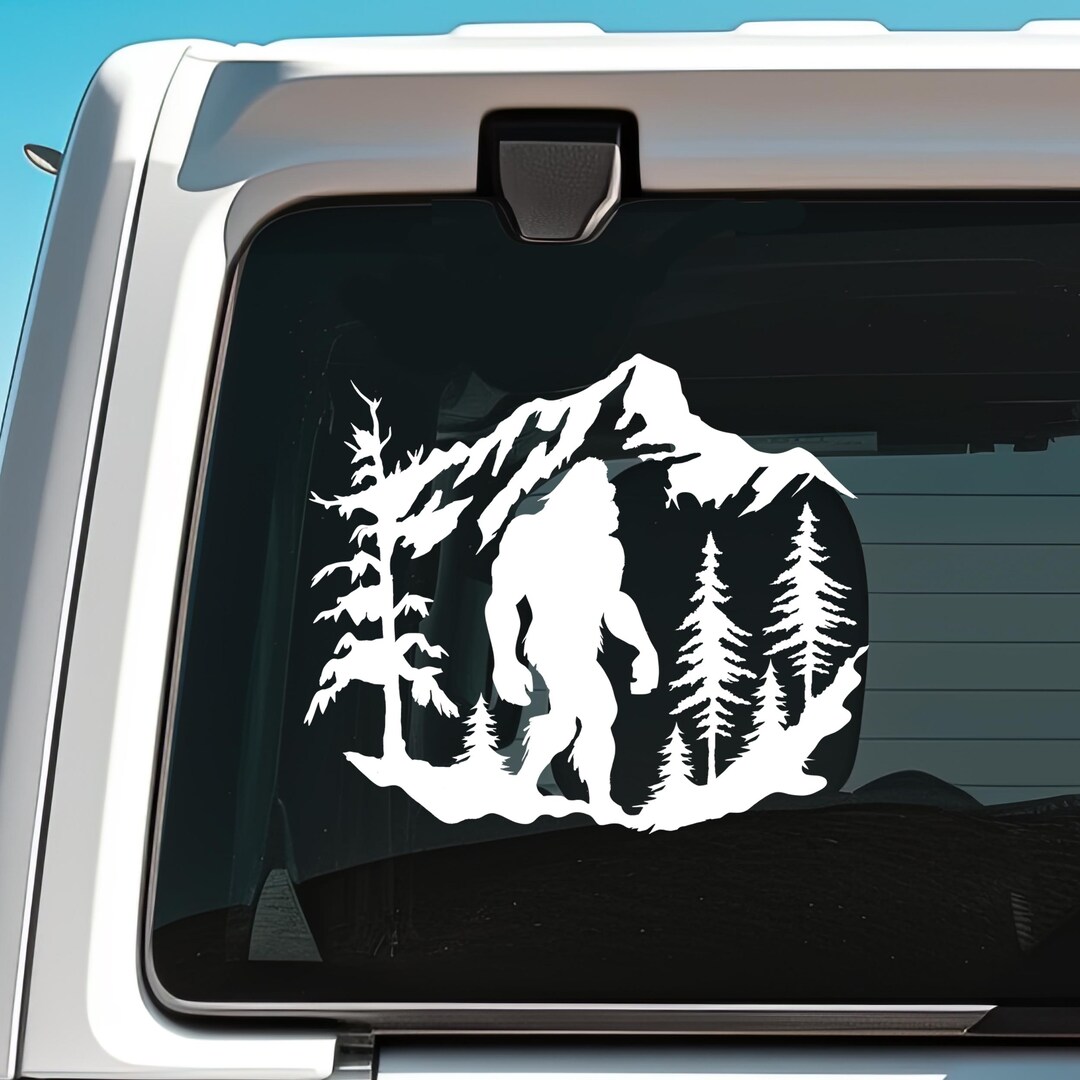 Sasquatch Decal | Bigfoot Decal | Sasquatch Sticker | or Water Bottle ...