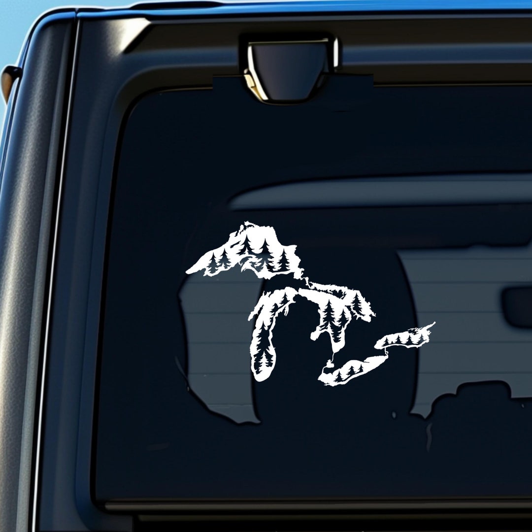 GREAT LAKES Decal Car Decal United States Sticker Durable Waterproof ...