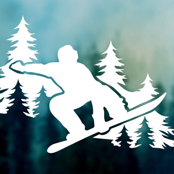 Snowboarding Decals - Etsy