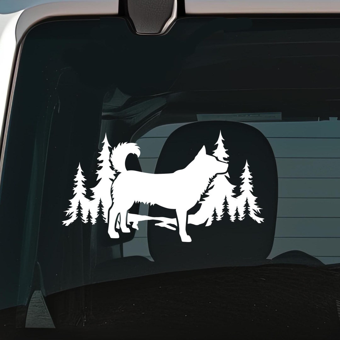 Husky Decal Car Decal Husky Sticker Waterproof Vinyl Sticker for Car ...