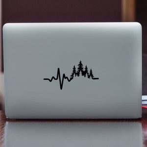 EKG Tree Decal | EKG Sticker, EKG Stickers, Nature Car Decal, Bumper ...